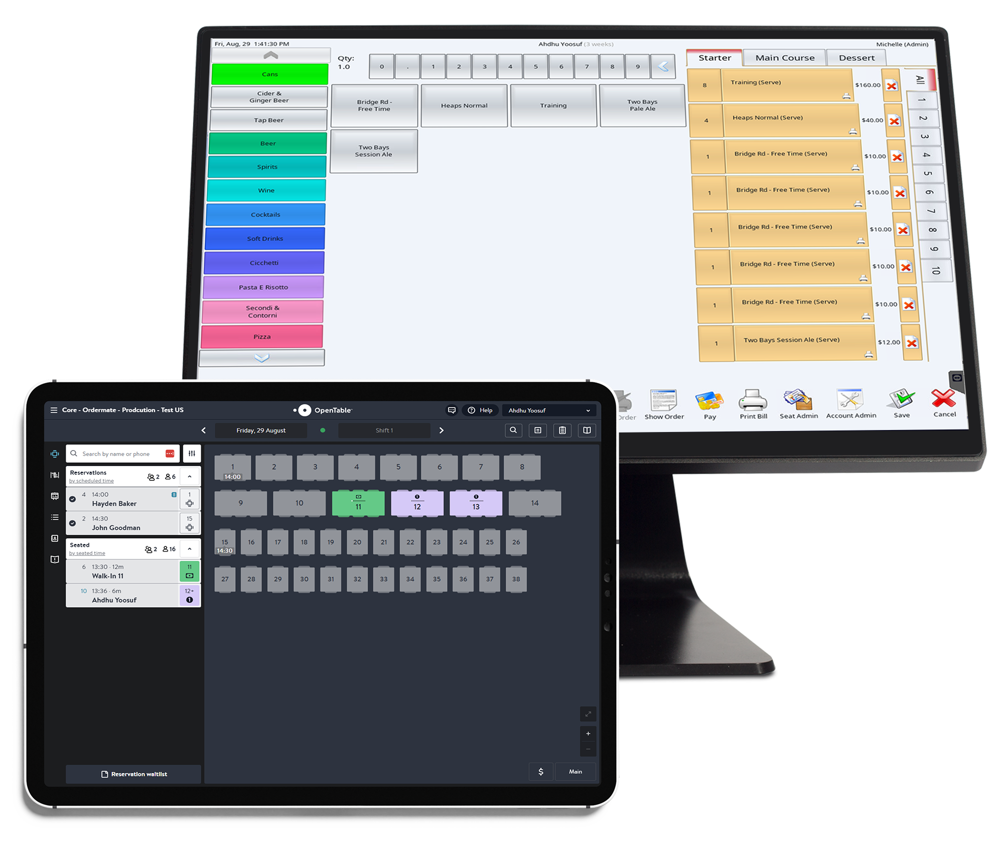OpenTable - Reservations, Waitlists & Walk ins | POS Integration | OrderMate